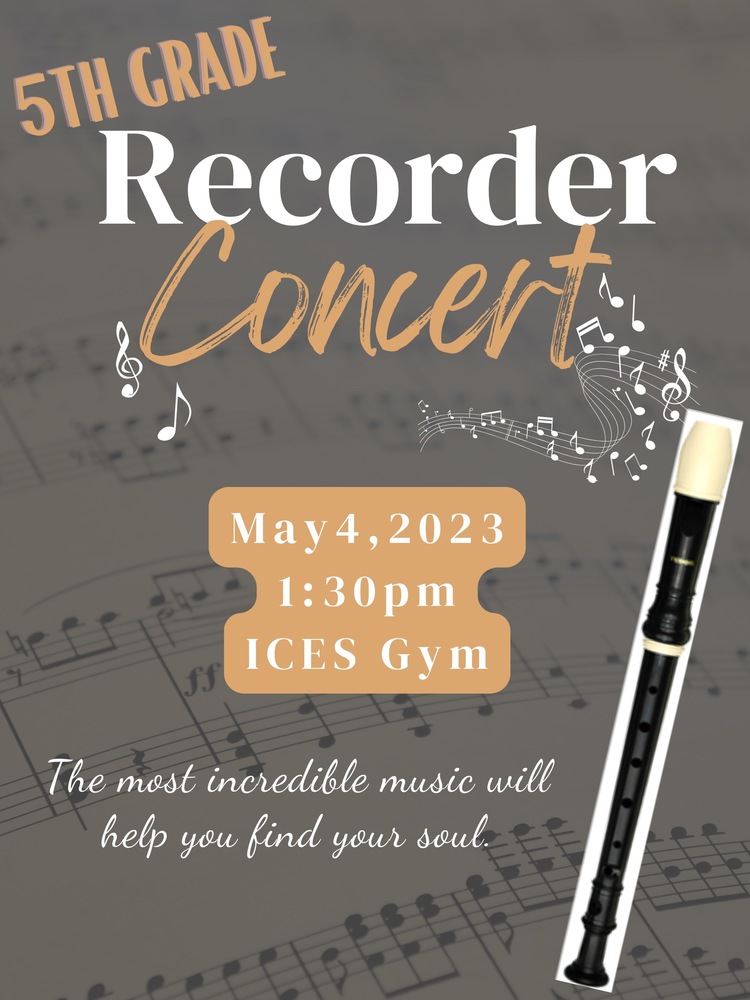 ICES 5th Grade Recorder Concert | Irwin County Elementary