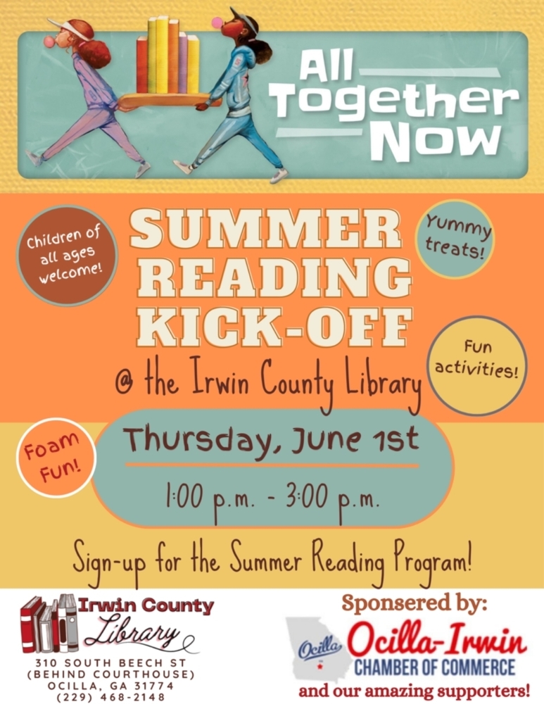 Irwin County Public Library Summer Offerings | Irwin County Elementary