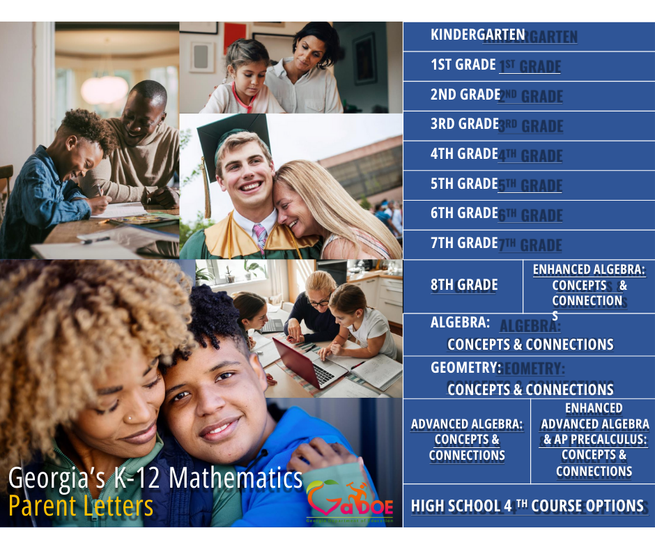 Georgia's K-12 Mathematics Parent Letters | Irwin County Elementary